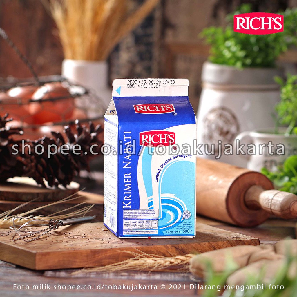 Jual Rich's Non Dairy Creamer 500gr Richs Cream Rich Whipped Whipping ...