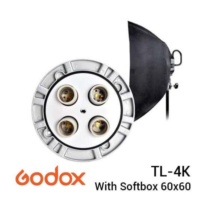 Jual Godox TL-4K Lamp Holder With Softbox 60 x 60cm | Shopee Indonesia