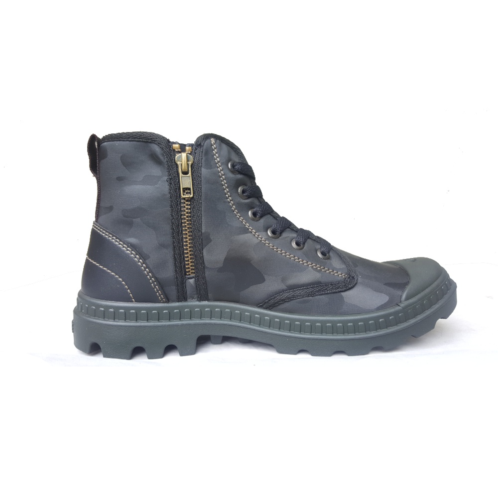 Jual M.Gee Sepatu Pria Tali Resleting Mgee Original MG-COMBAT Hitam ...