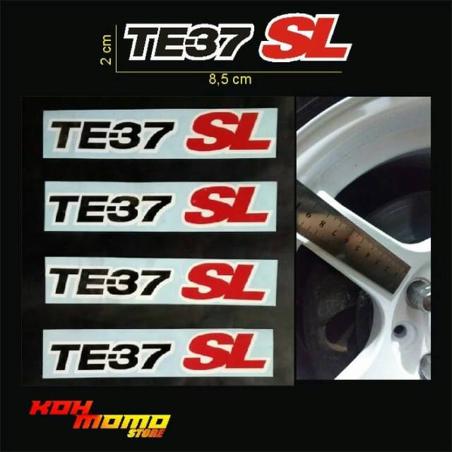 Jual Sticker Velg Mobil TE37 SL | Shopee Indonesia