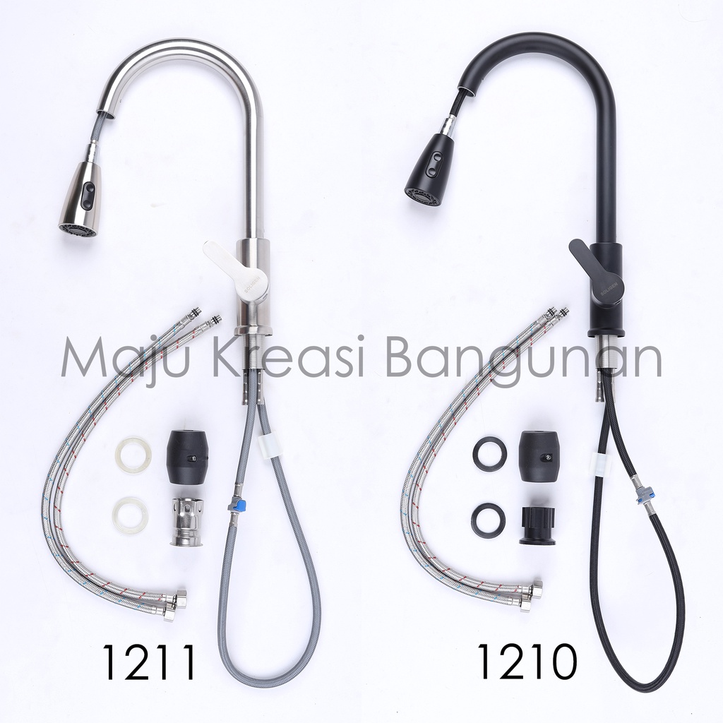 Jual Kran Angsa Tarik SOLIGEN Stainless Steel 304 Keran Cuci Piring ...