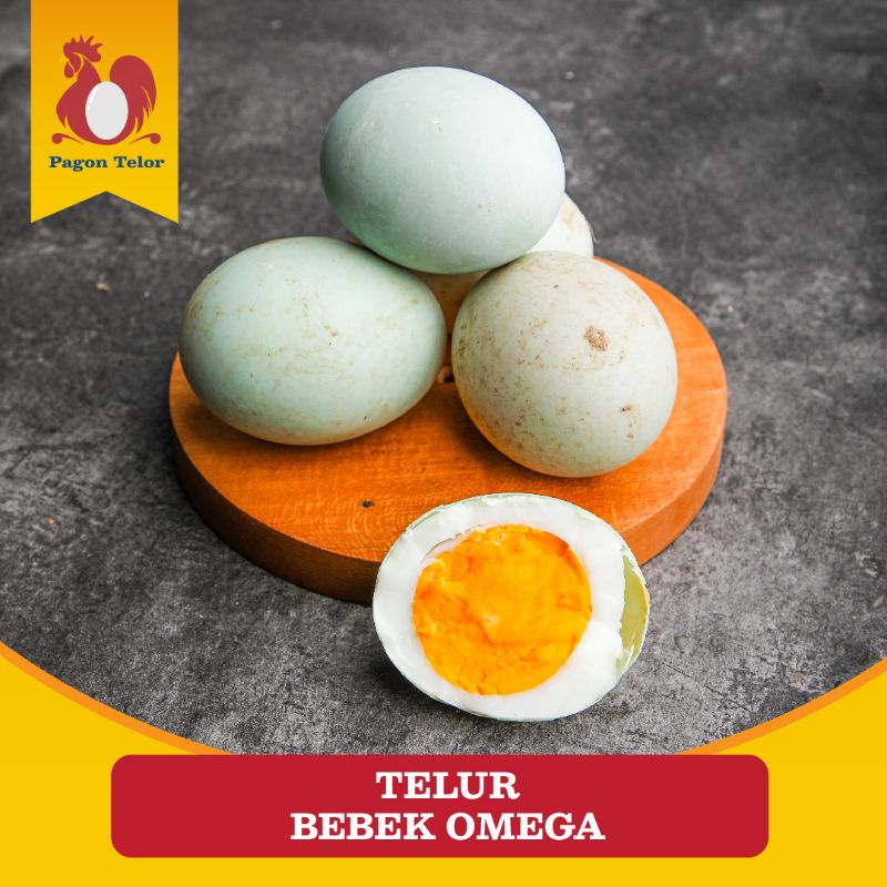 Jual TELUR BEBEK OMEGA ORANGE FRESH MENTAH PERBUTIR | Shopee Indonesia