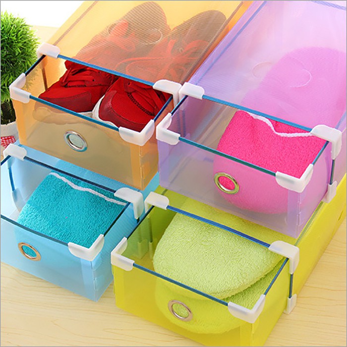 Jual Rak Sepatu BOX TEMPAT SEPATU / SHOES BOX ORGANIZER SERBAGUNA ...