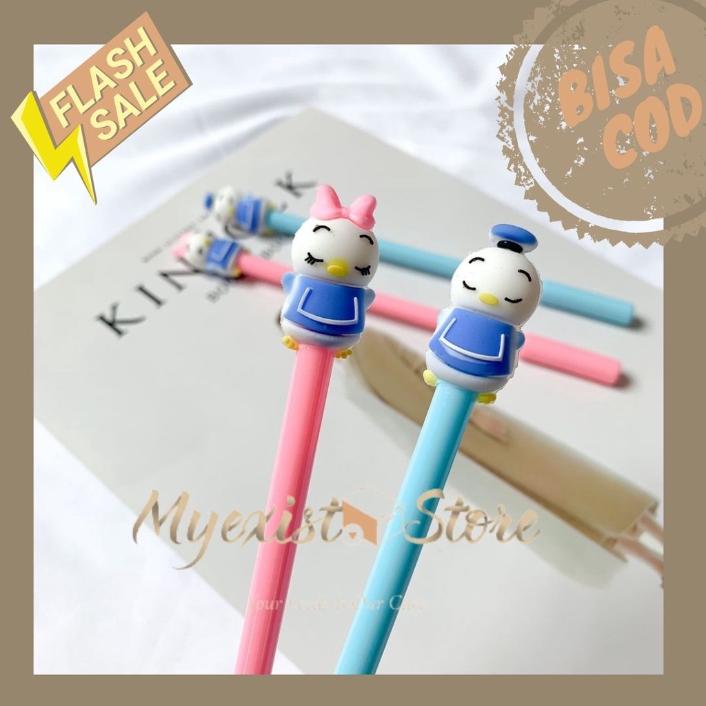 Jual Pulpen Donald Duck dan Daisy Duck pena pen ballpoint kado unik ...