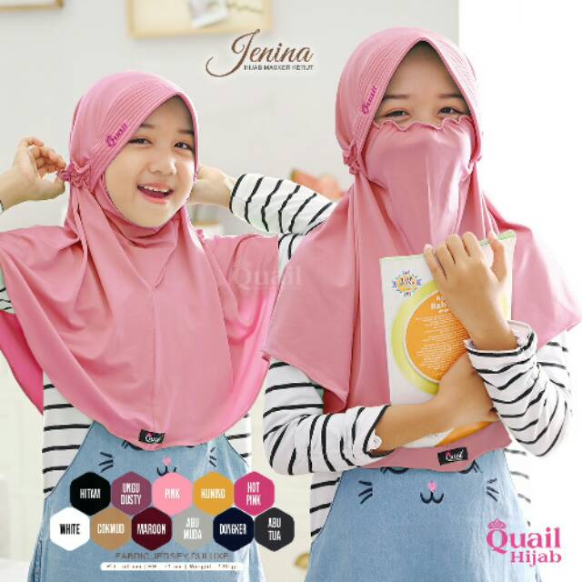 Jual Quail Hijab ORIGINAL - Jenina Hijab Anak | Shopee Indonesia