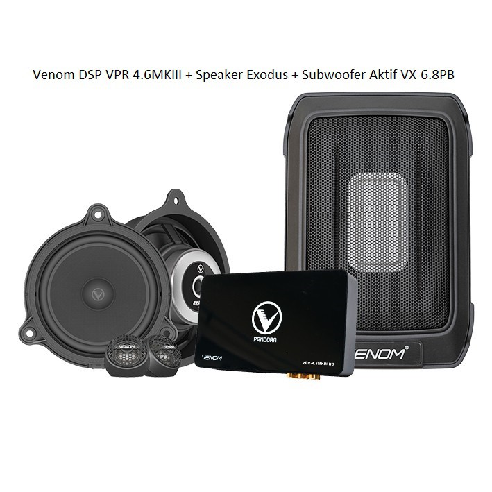 Jual Paket Venom VPR 4.6MKIII HD + Speaker Exodus + Subwoofer + Instalasi | Shopee Indonesia