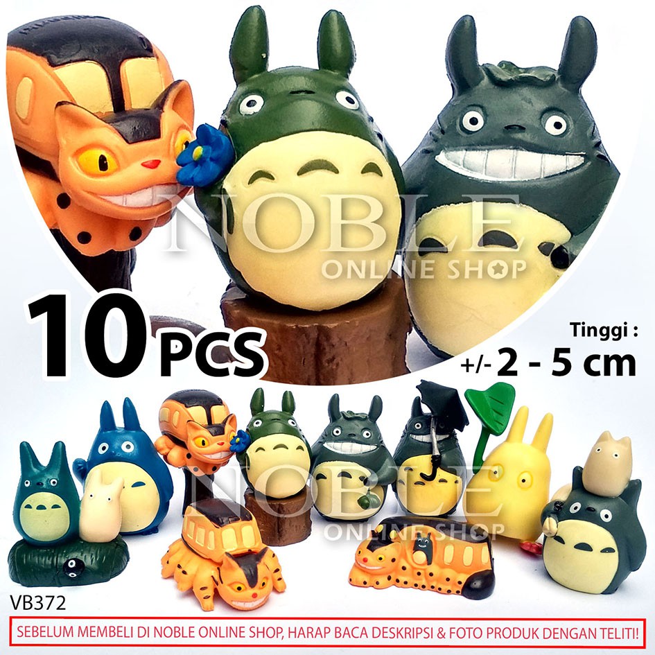 Jual [10 pcs] Totoro Figure Kucing Big Cat Monster Besar Hobi Koleksi ...