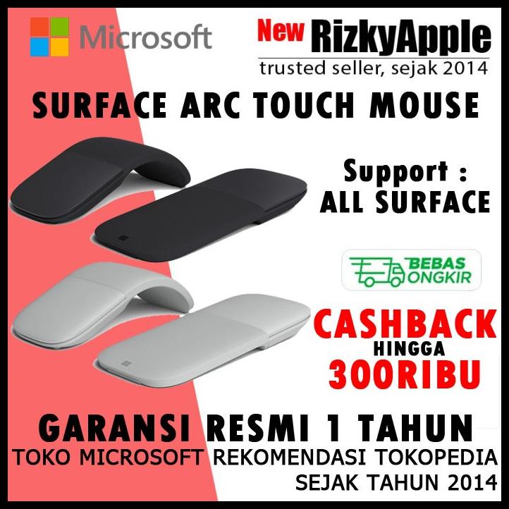 Jual Microsoft Surface Arc Touch Mouse Original - Black | Shopee Indonesia