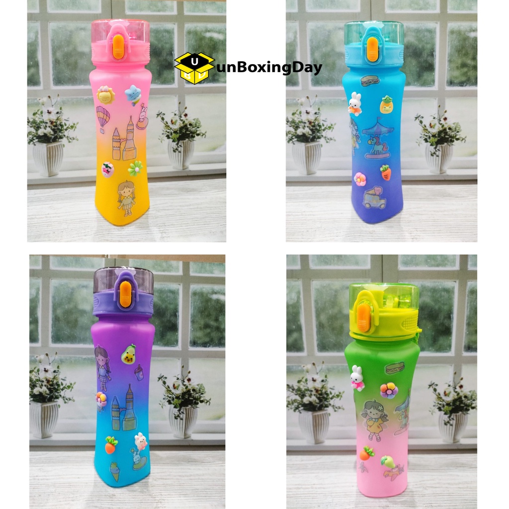 Jual Botol Minum Gradasi 800 ML Free Stiker 2D & 3D - Unboxingday ...