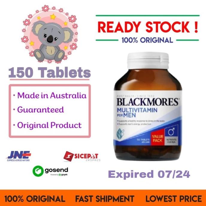Jual Blackmores Multivitamin for Men 150 tablets Lc | Shopee Indonesia