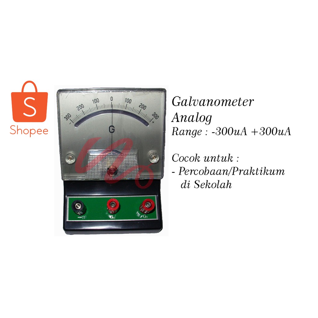 Jual Galvanometer Analog -300uA to +300uA | Shopee Indonesia