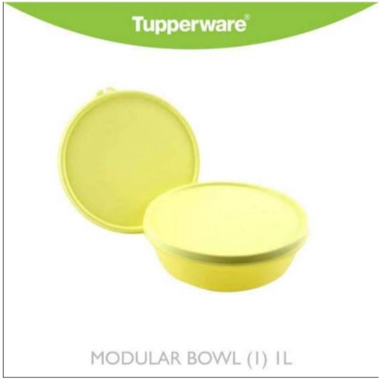Jual Modular Bowl mangok bertutup Tupperware uk.1 Liter | Shopee Indonesia