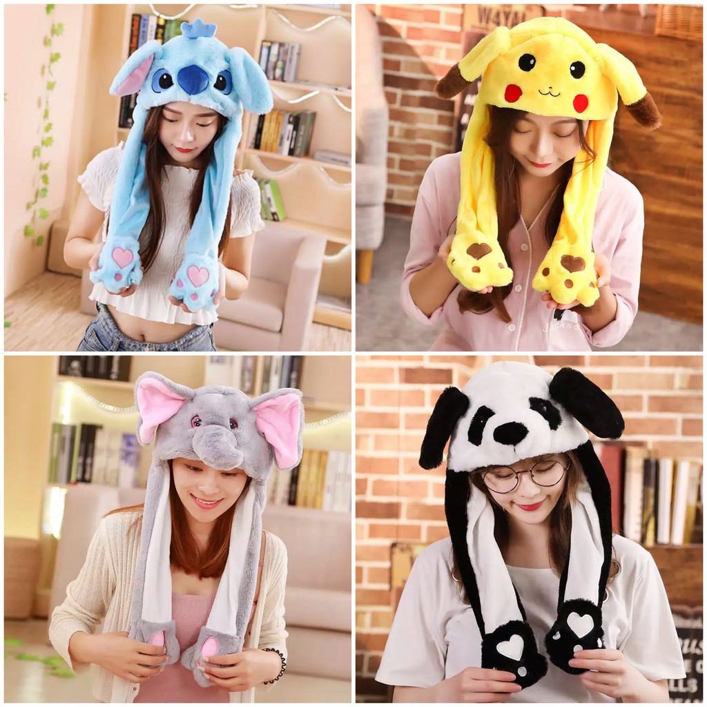 Jual BUNNY HAT LED / TOPI TIK TOK LED KARAKTER GAMBAR 3D TIMBUL ...