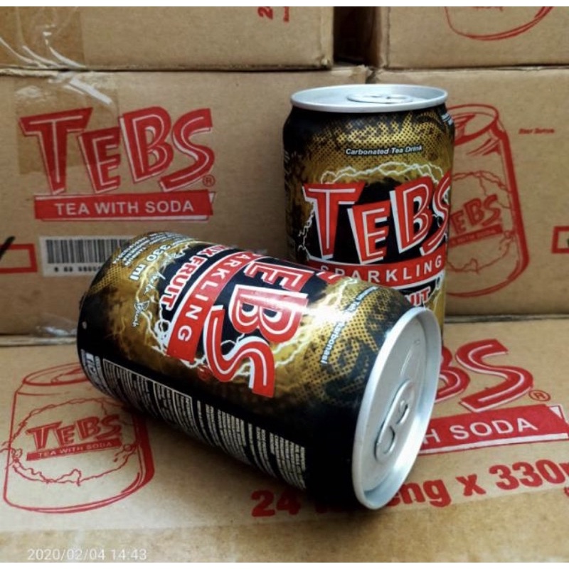Jual Tebs Sparkling Soda Can 330ml | Shopee Indonesia