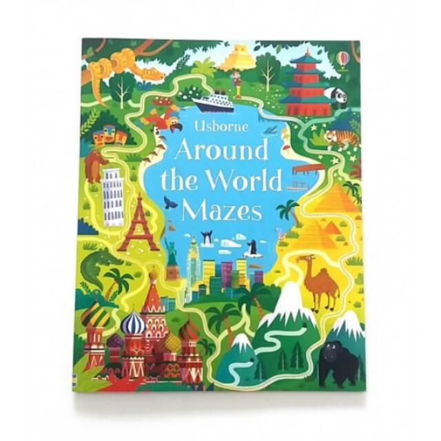 Jual USBORNE Around the World Mazes | Shopee Indonesia