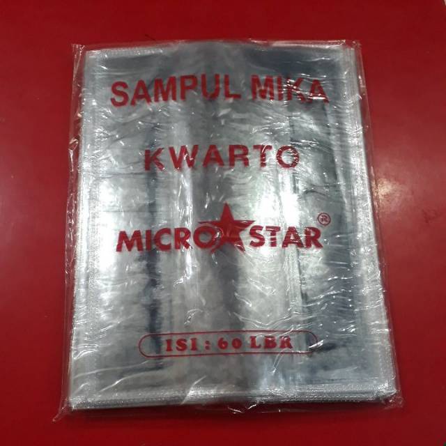 Jual Sampul Mika Bening Boxy Sampul Buku Plastik Sampul Qwarto Sampul Lks Sampul Folio 