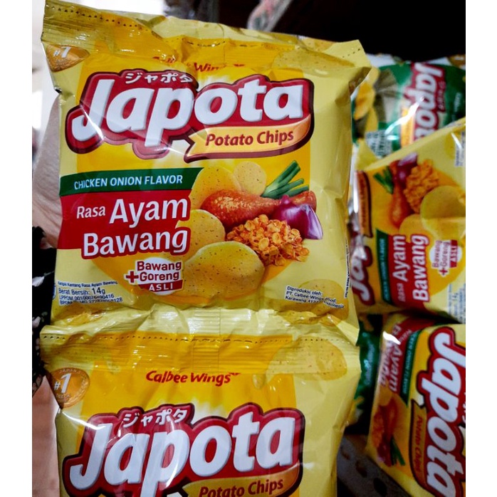Jual Keripik kentang japota renceng 14 gr x 10pcs | Shopee Indonesia