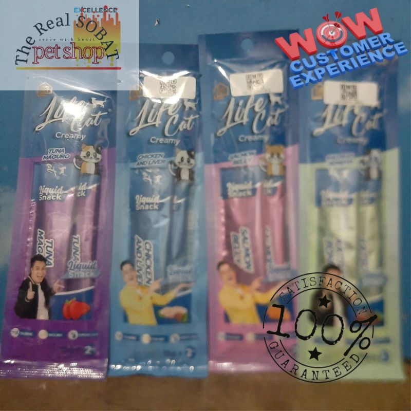 Jual Life cat Creamy Sachet 2x15 gram | Snack Kucing Lifecat Sachet ...