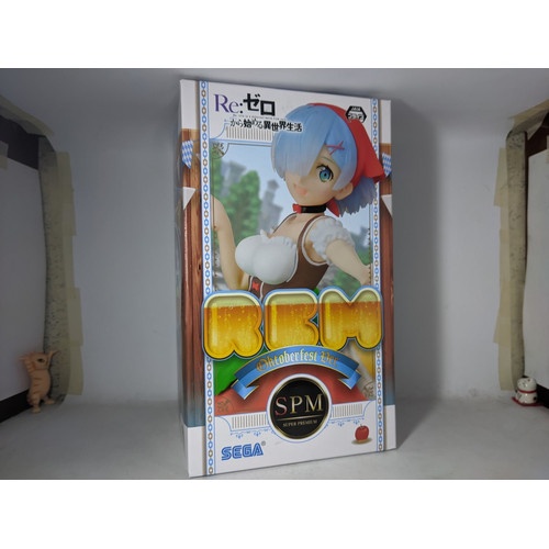 Jual ORI Figure Rem Oktoberfest SPM Sega Re Zero Ram Emilia Oktober fest | Shopee Indonesia