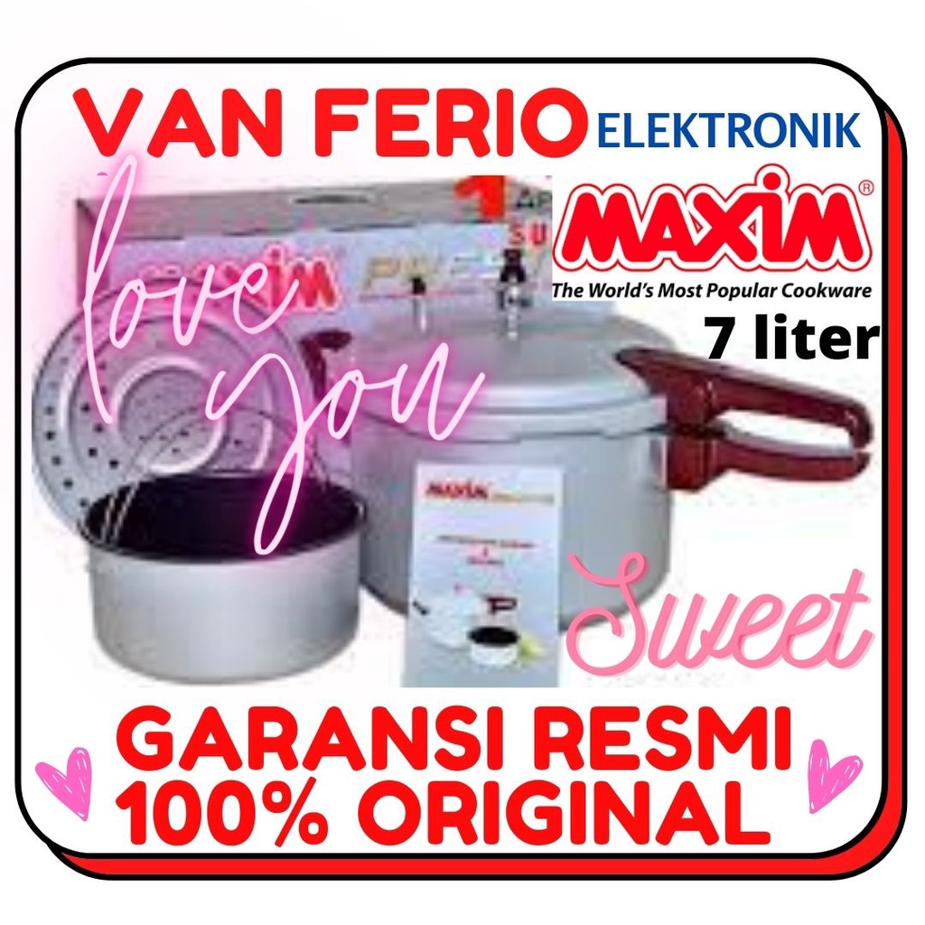 Jual MAXIM PANCI PRESTO 7 LITER - PRESSURE COOKER 7L | Shopee Indonesia