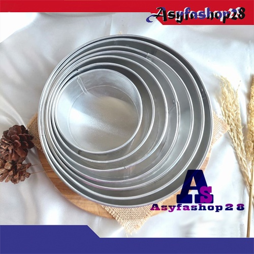 Jual Loyang Bolu Bulat Satuan 20cm-26cm Tinggi 7cm | Shopee Indonesia