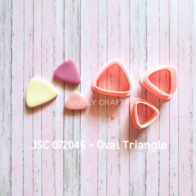 Jual Clay cutter OVAL TRIANGLE cutter | Shopee Indonesia