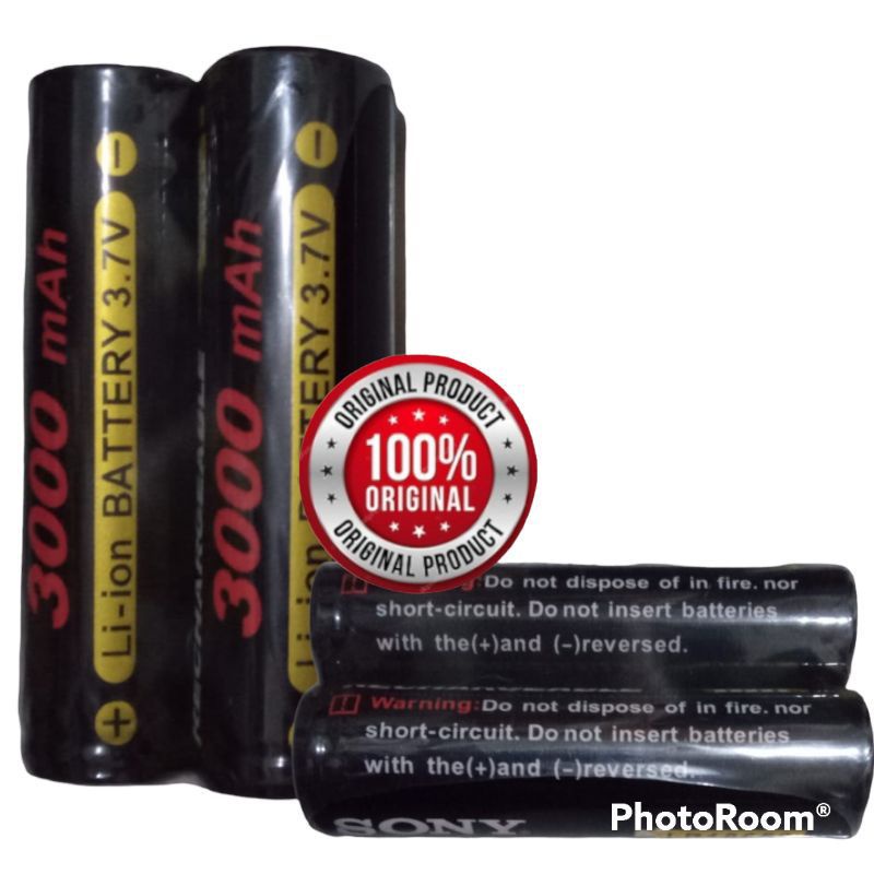 Jual Baterai Cas Sony 18650 Batrey Battery LR18650 Rechargeable 6800mAh ...