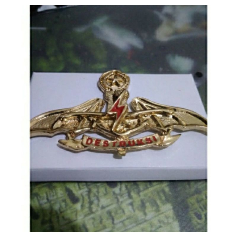 Jual Wing PDH DESTRUKSI / Brivet pin lencana destruksi | Shopee Indonesia