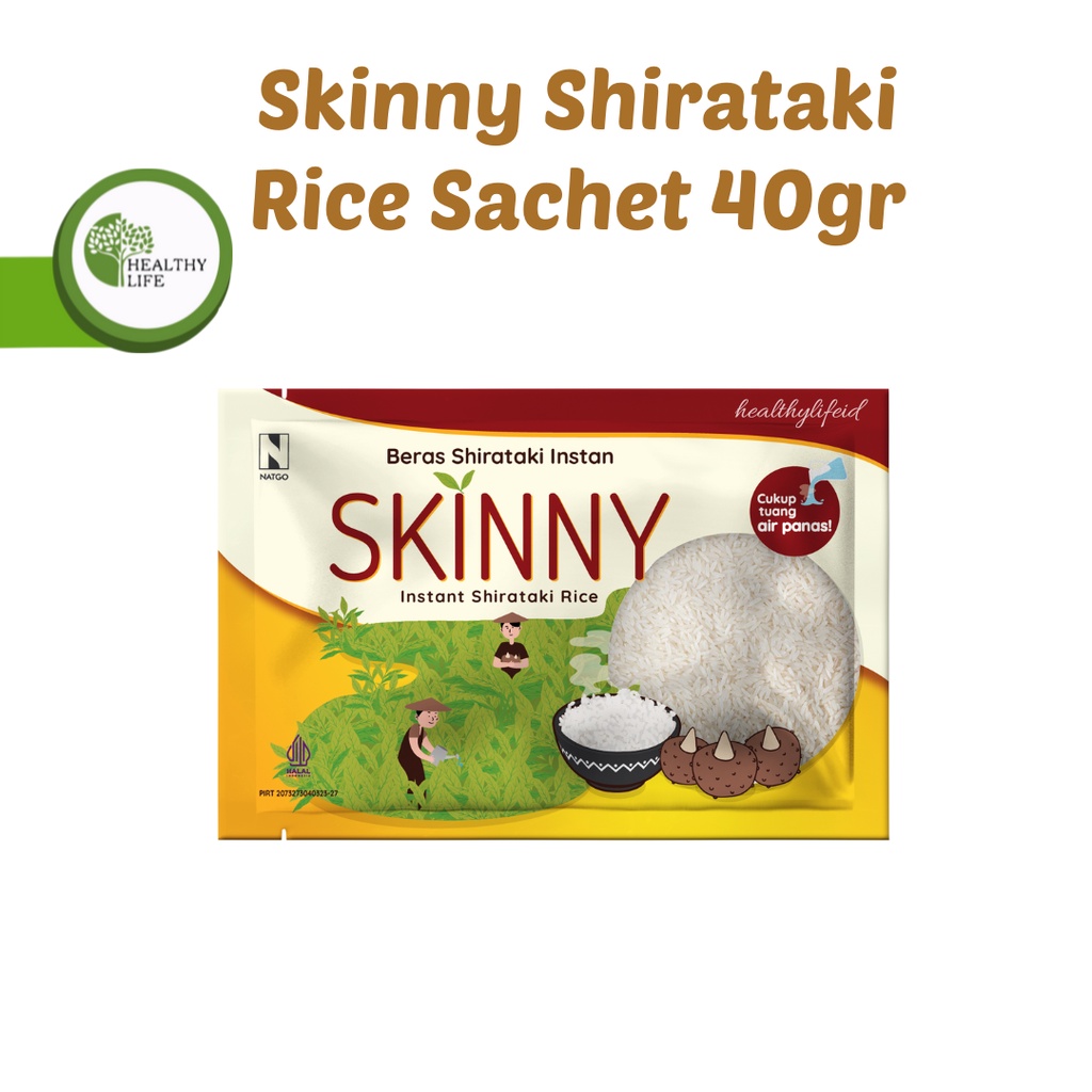 Jual Natgo Skinny Shirataki Rice Sachet 40gr / Beras Shirataki / Beras ...