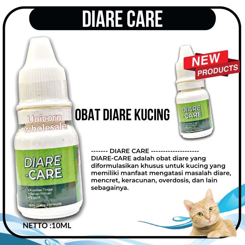 Jual OBAT DIARE KUCING DIARE-CARE ANTI MENCRET BERAK DARAH 10ML ...
