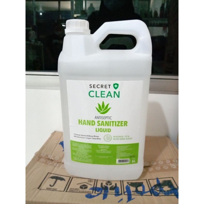 Jual Hand sanitizer Secret Clean Liquid/cair 5 Liter | Shopee Indonesia