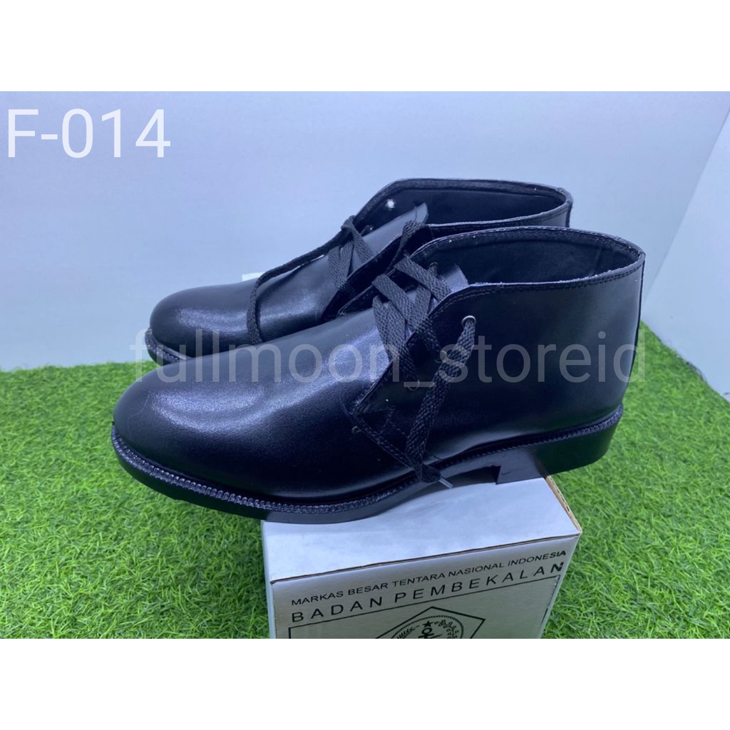 Jual Sepatu PDH Kulit doff TNI POLRI SECURITY Vulkanisasi Molding F-014 ...