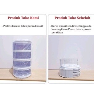 Jual Rak Tudung Saji Susun 3-5 Tingkat Penyimpanan Masakan Makanan ...