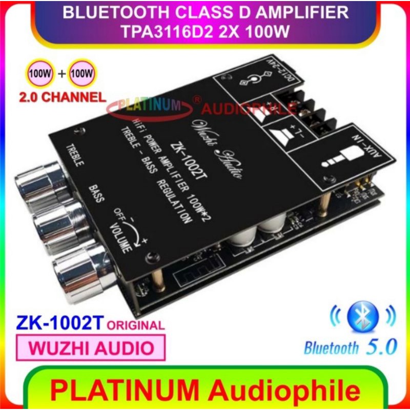 Jual TPA3116 Amplifier Class D Stereo 2x 100W TPA3116D2 Bluetooth 5.0 ...