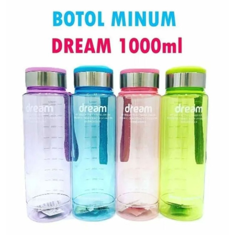 Jual BOTOL MINUM DREAM 1 LITER - BOTOL MINUM DREAM 1000ML - BOTOL MINUM ...