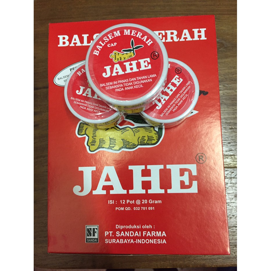 Jual BALSEM JAHE SANDAI FARMA / BALSEM ANDIS 20GR | Shopee Indonesia