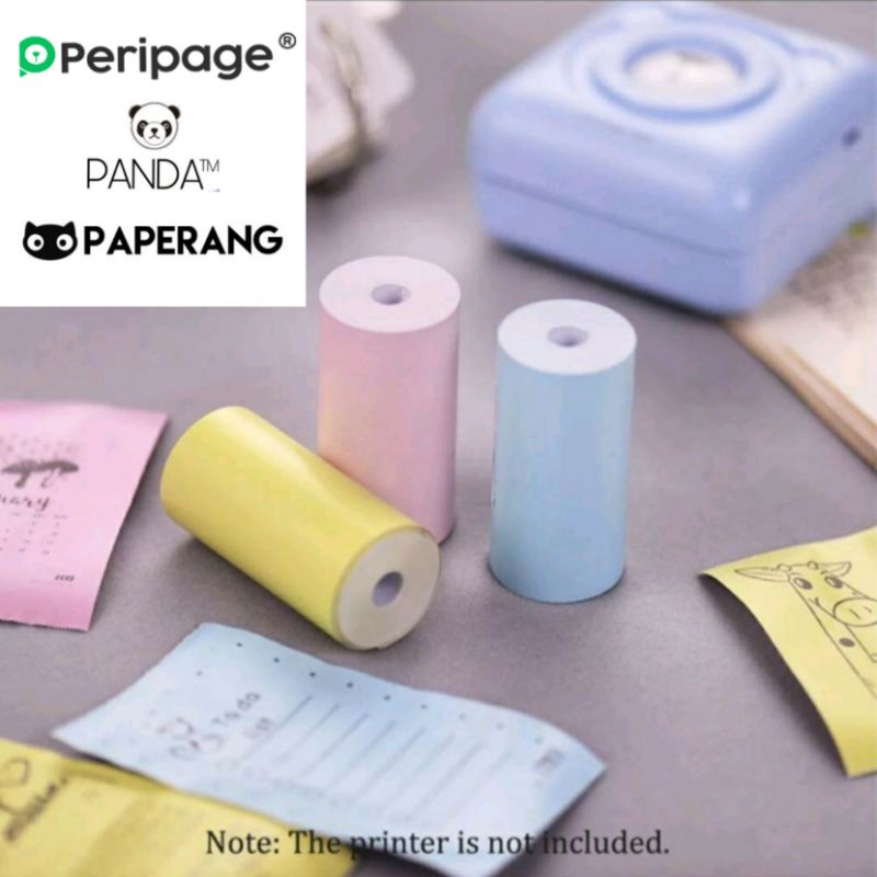 Jual Label stiker thermal printer peripage, paperang, VSC, Panda, eppos ...