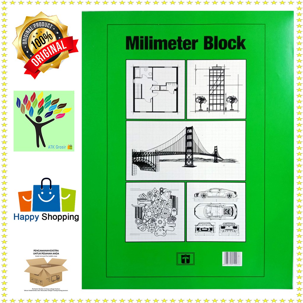 Jual Buku Milimeter Blok A3 | Shopee Indonesia
