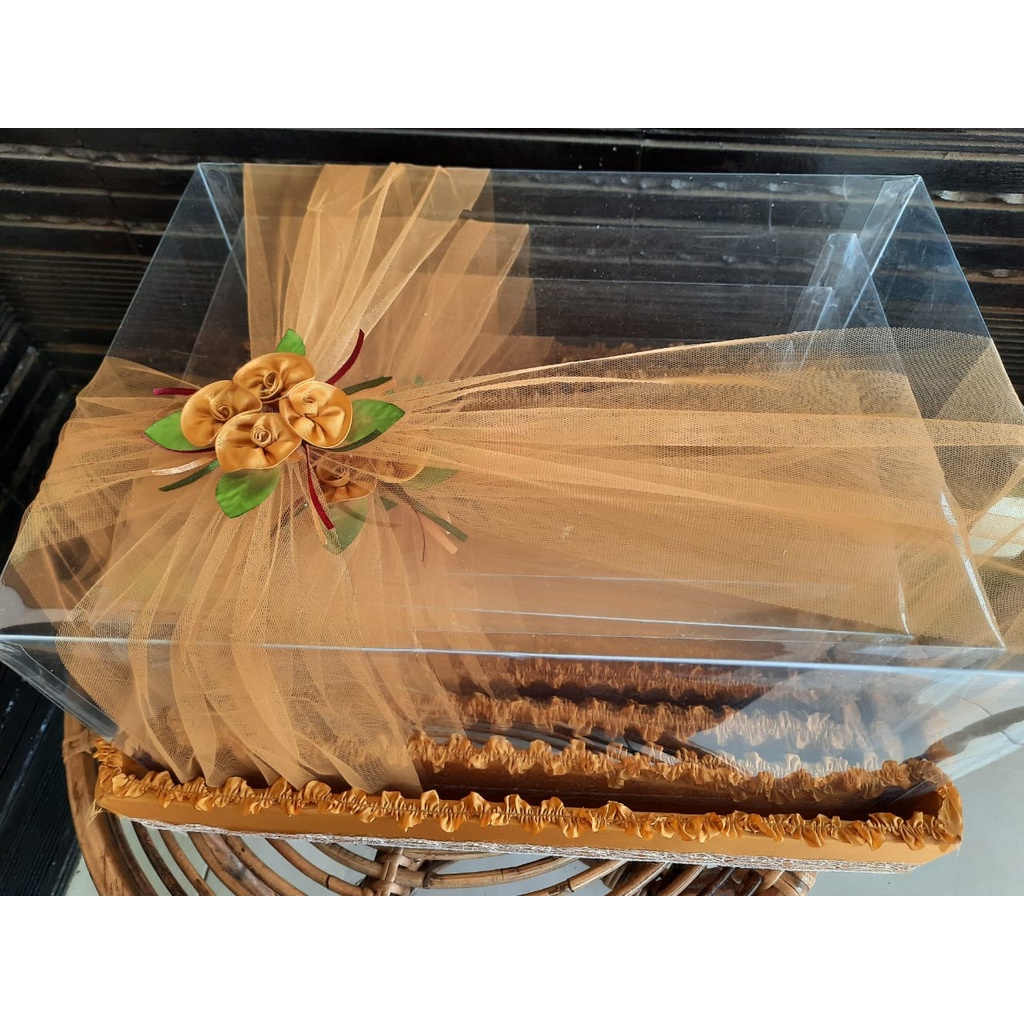 Jual parsel nikah lengkap/ kotak hantaran /seserahan mika 1 set isi 4 ...