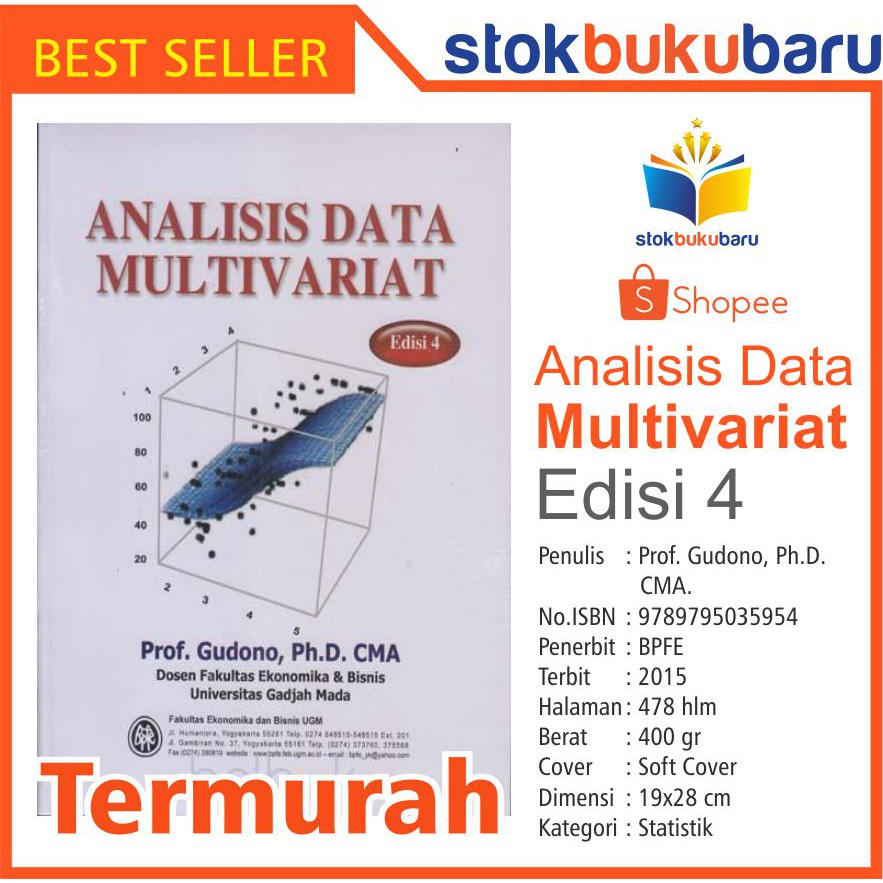 Jual Buku Analisis Data Multivariat Edisi 4 | Shopee Indonesia