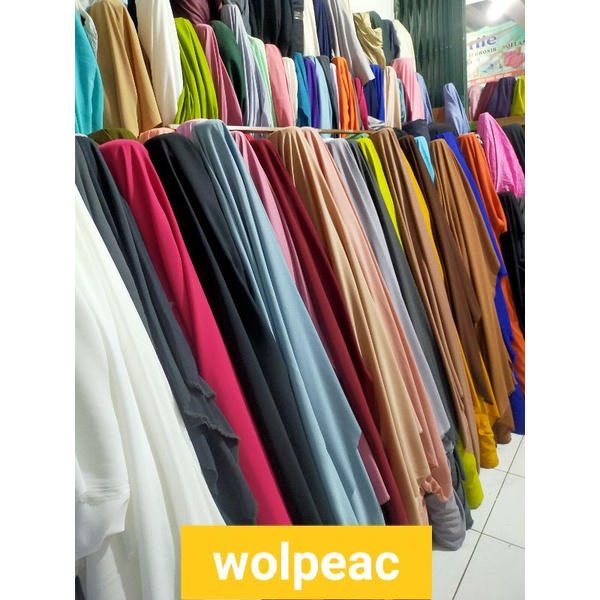 Jual KAIN WOLFIS/wollpeac premium/wolpis | Shopee Indonesia
