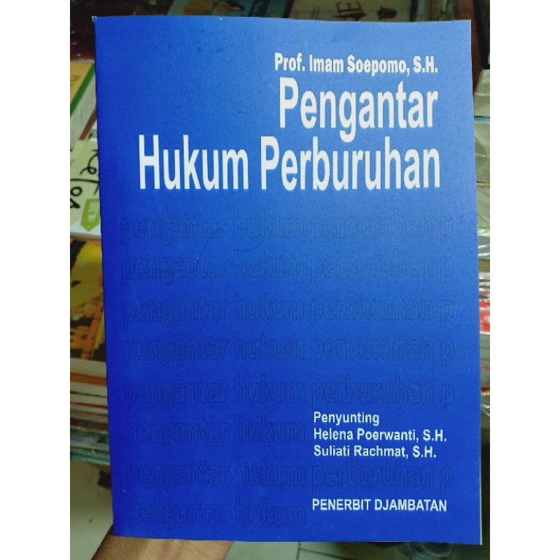 Jual Pengantar Hukum Perburuhan Prof Imam Soepomo Sh Shopee Indonesia