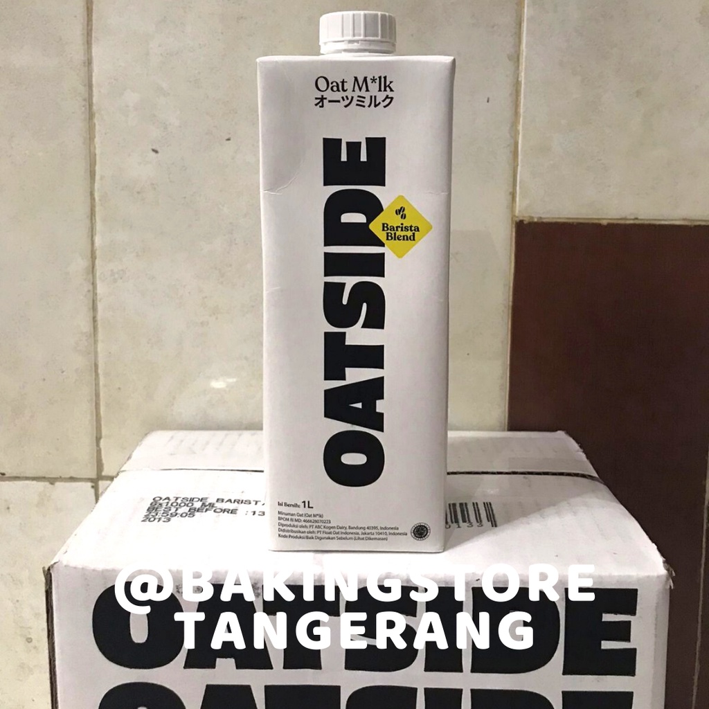 Jual Oatside Barista Oat Milk 1L | Susu Oat Gandum Lactose & Dairy Free ...