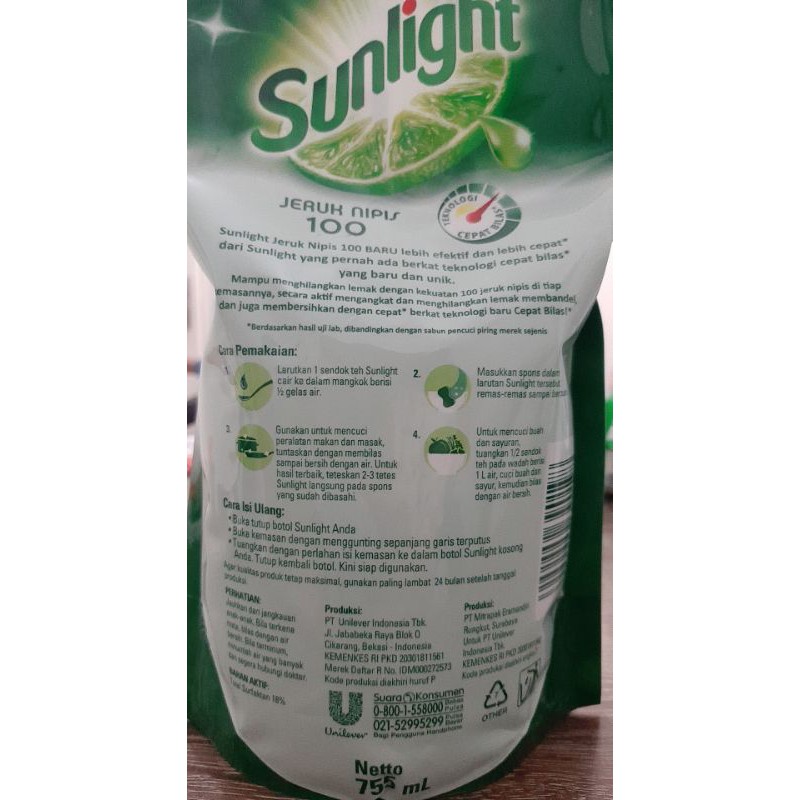 Jual Sunlight 1600ml (ukuran paling besar) | Shopee Indonesia