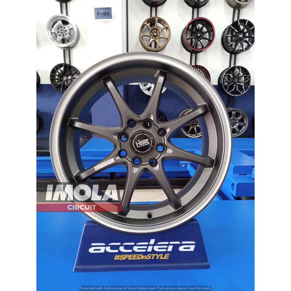 Jual Velg mobil racing Yaris R16 HSR Hiroshima Ring 16 Pcd 4x100 ...