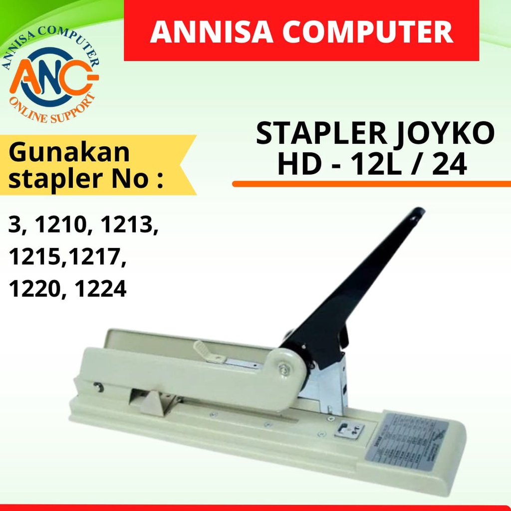 Jual Stapler Joyko Staples HD - 12L / 24 Jumbo / Stapler No 3, 1210, 1213 | Shopee Indonesia