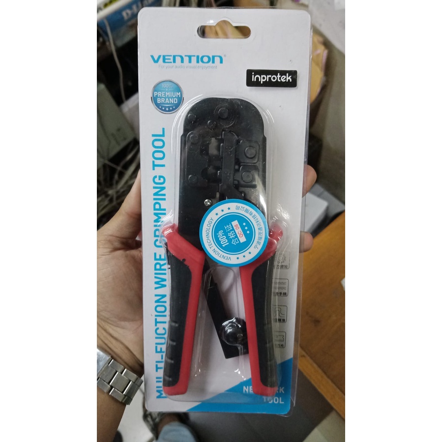 Jual Vention Multi Function Cable Crimping Tool Tang UTP CAT6 CAT5E ...
