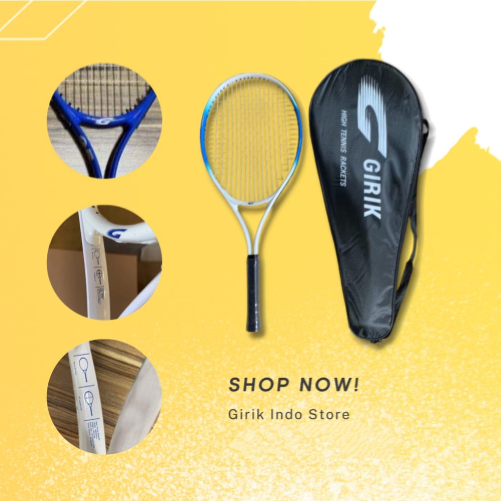 Jual GIRIK Tennis Racket Super Speed 5 Sudah terpasang Senar LBS 50 ...