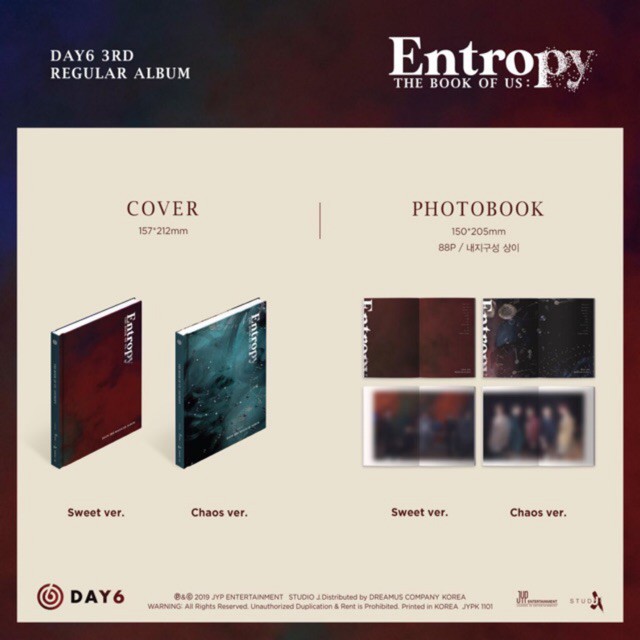 Jual DAY6 THE BOOK OF US : ENTROPY ALBUM CHAOS VER | Shopee Indonesia
