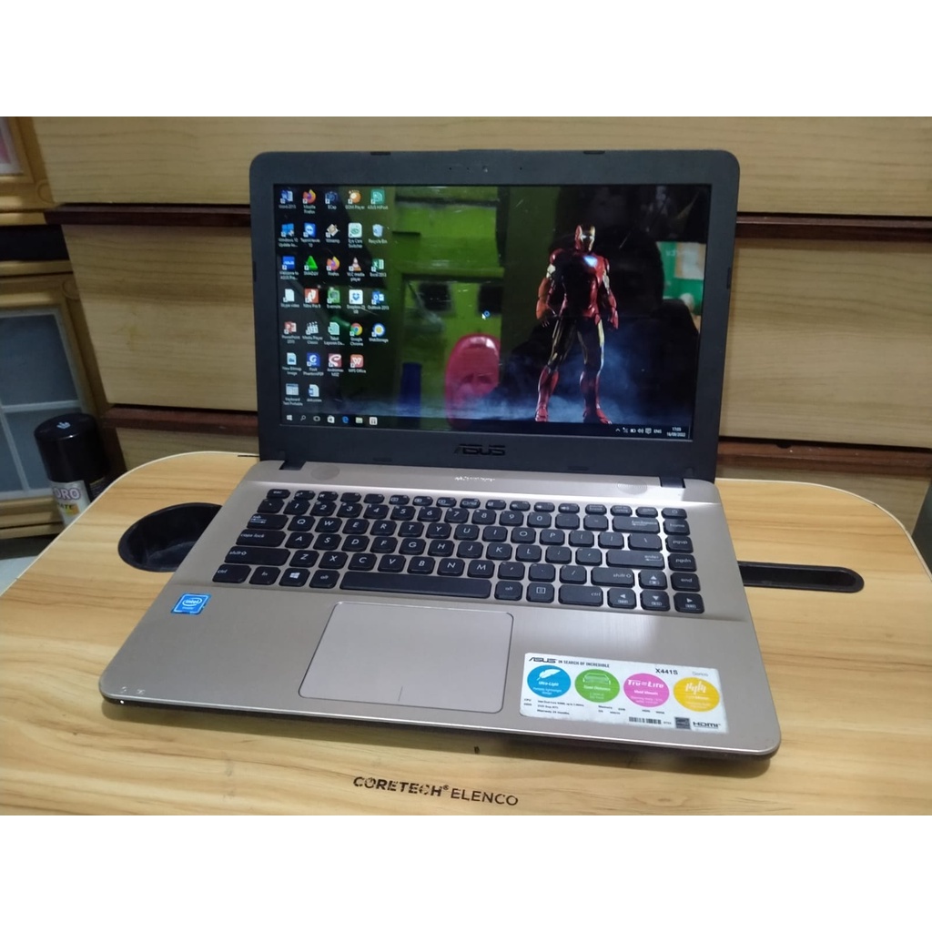 Jual laptop notebook asus x441n gold edition intel celeron n3060 ram ...